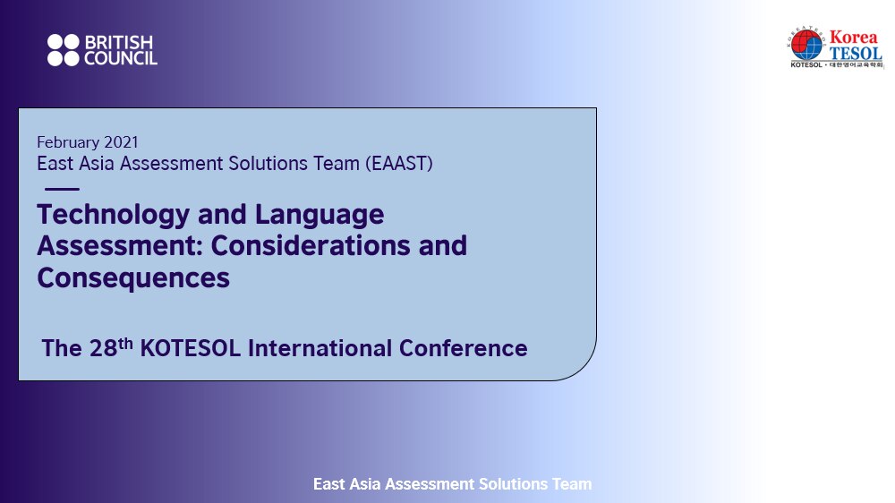 February 2021, 28th KOTESOL International Conference | British Council