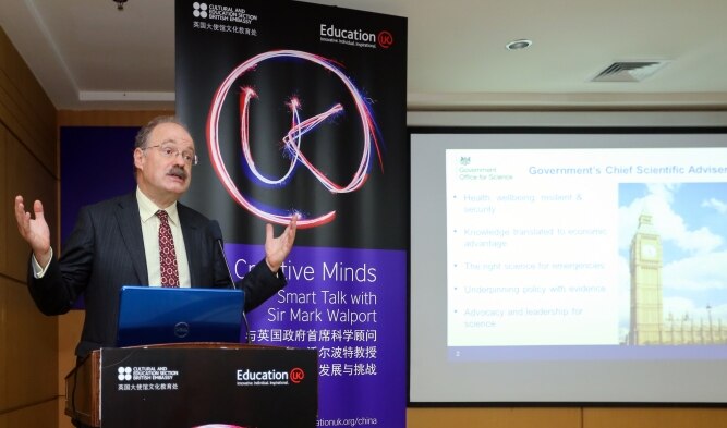 马克·沃尔波特（Mark Walport）爵士 - 政府首席科学顾问 | British Council