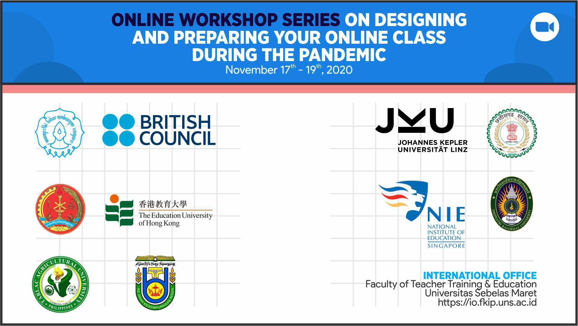 November 2020, Online Workshop Series on Designing and Preparing Your ...